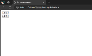 Как сделать таблицу в html, код ячейки, столбца и строки таблицы