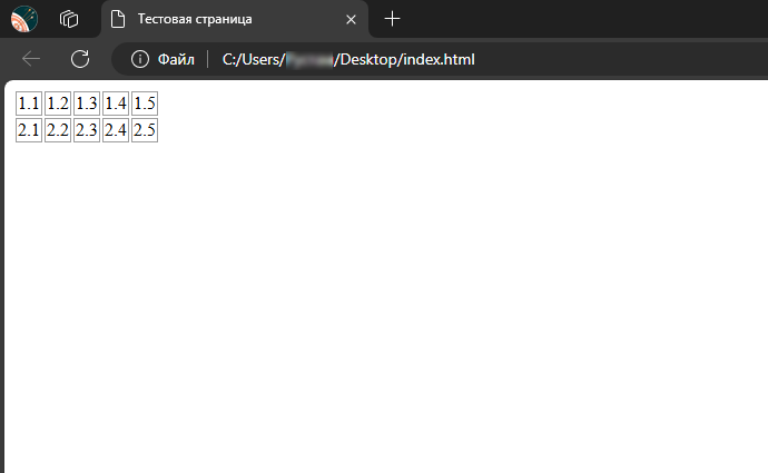 Как сделать таблицу в html, код ячейки, столбца и строки таблицы
